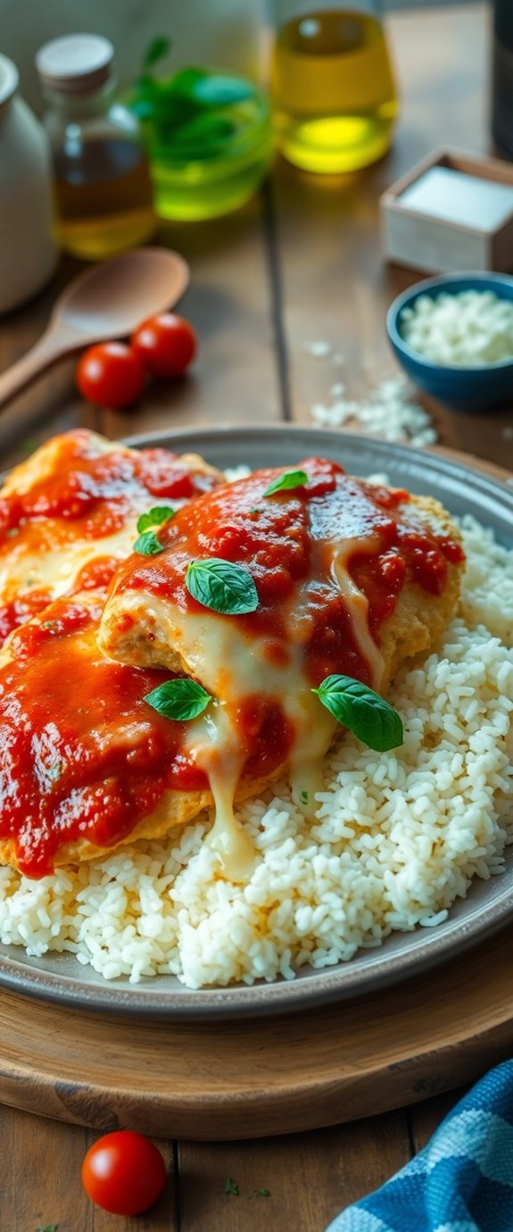 Chicken Parmesan And Rice Recipe
