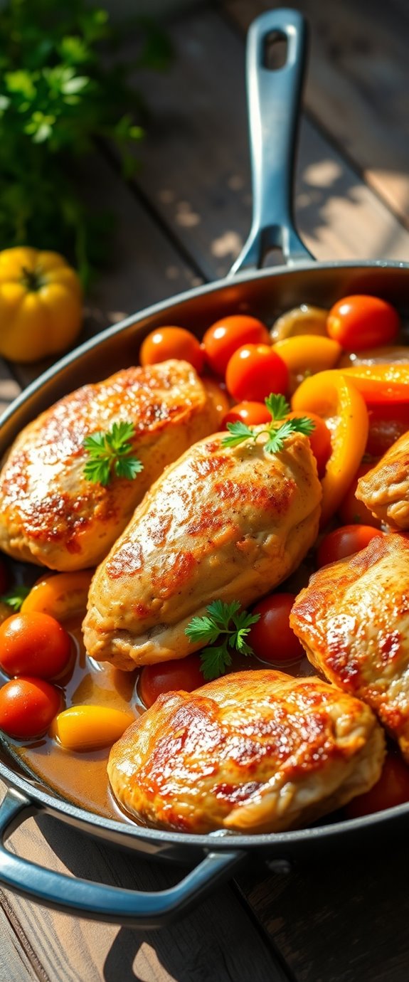 Pan Chicken Dinner Recipe