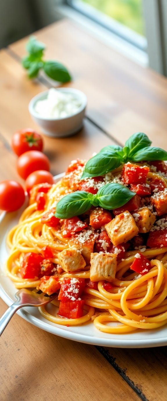 Red Chicken Spaghetti Recipe