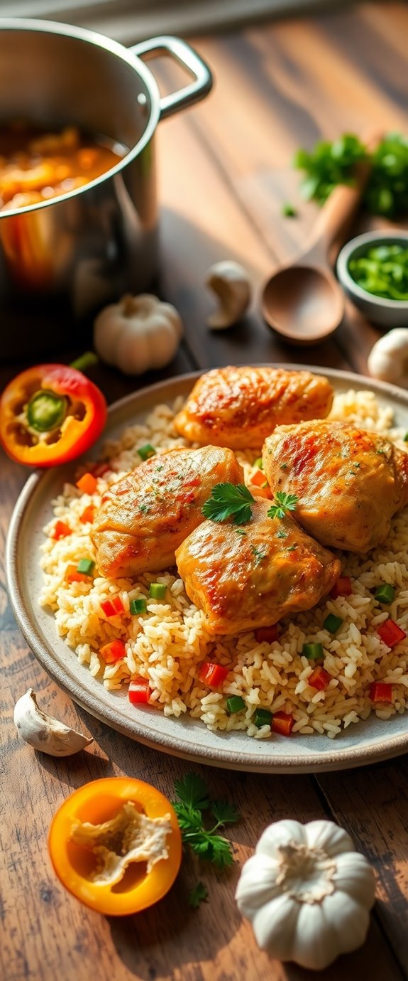 Quick Easy One Pot Chicken And Rice Recipe