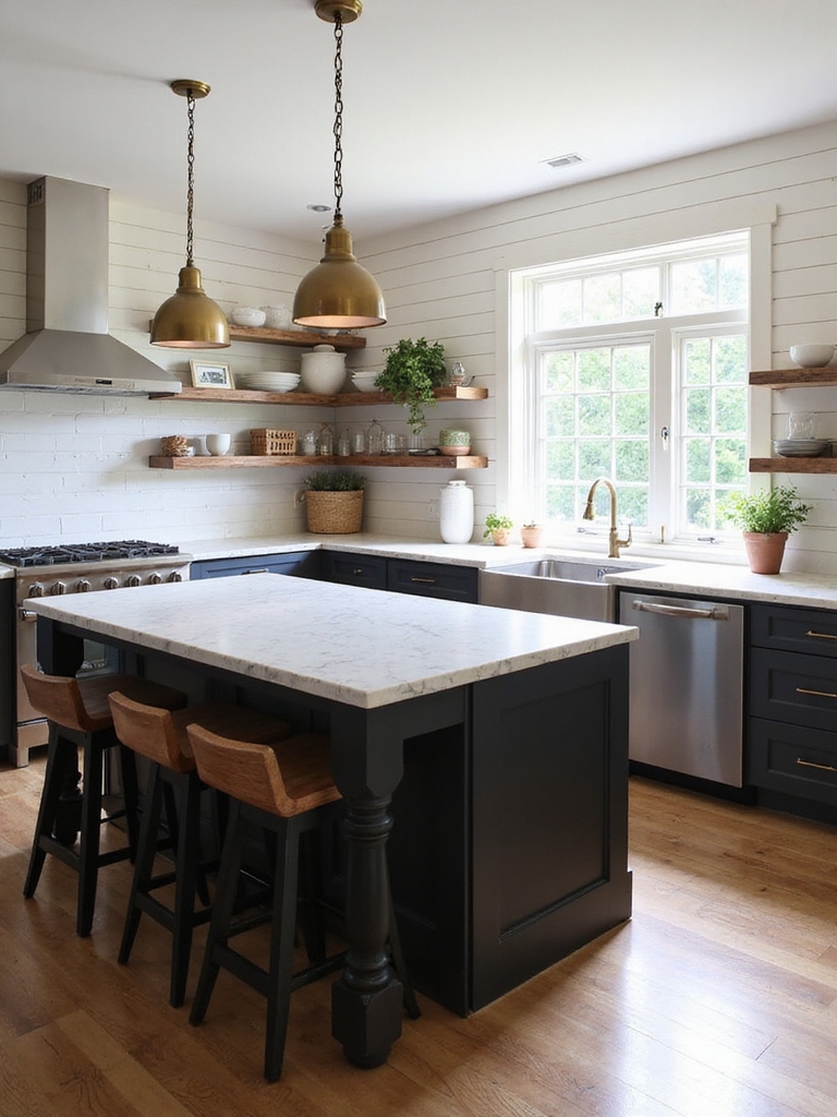 Modern Farmhouse Kitchen Design Ideas Mixing Rustic With Contemporary