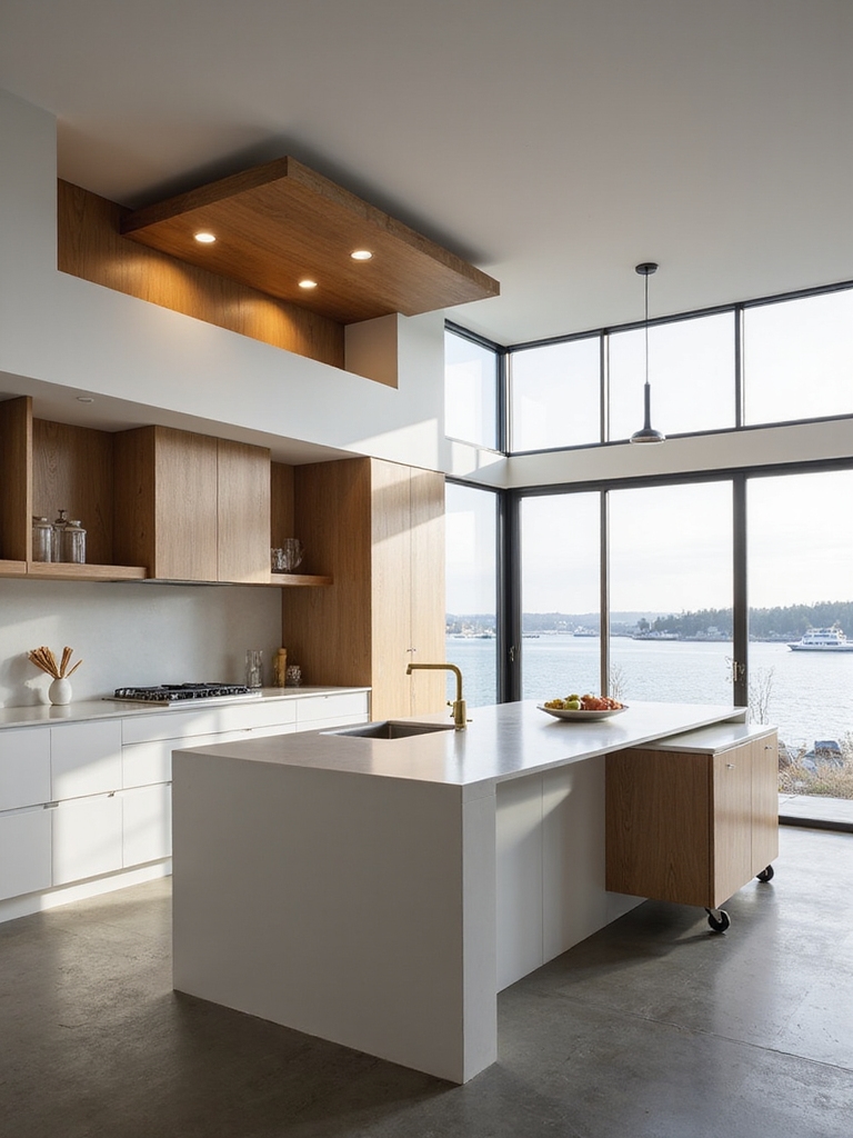 Island Kitchen Design Modern Variations From Waterfall To Floating