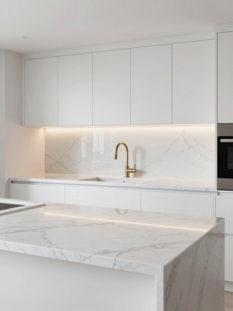 19 White Kitchen Countertops Brightening Cooking Spaces